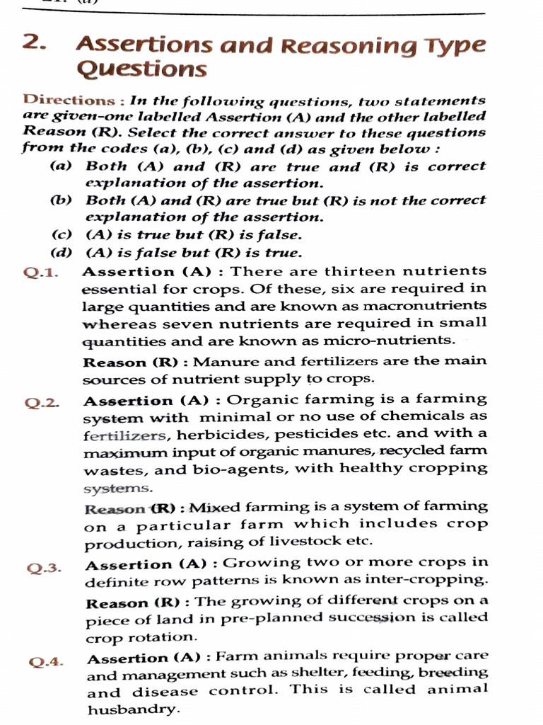 Assertion Reason Question of science class IX | PDF | Atoms | Atomic Nucleus