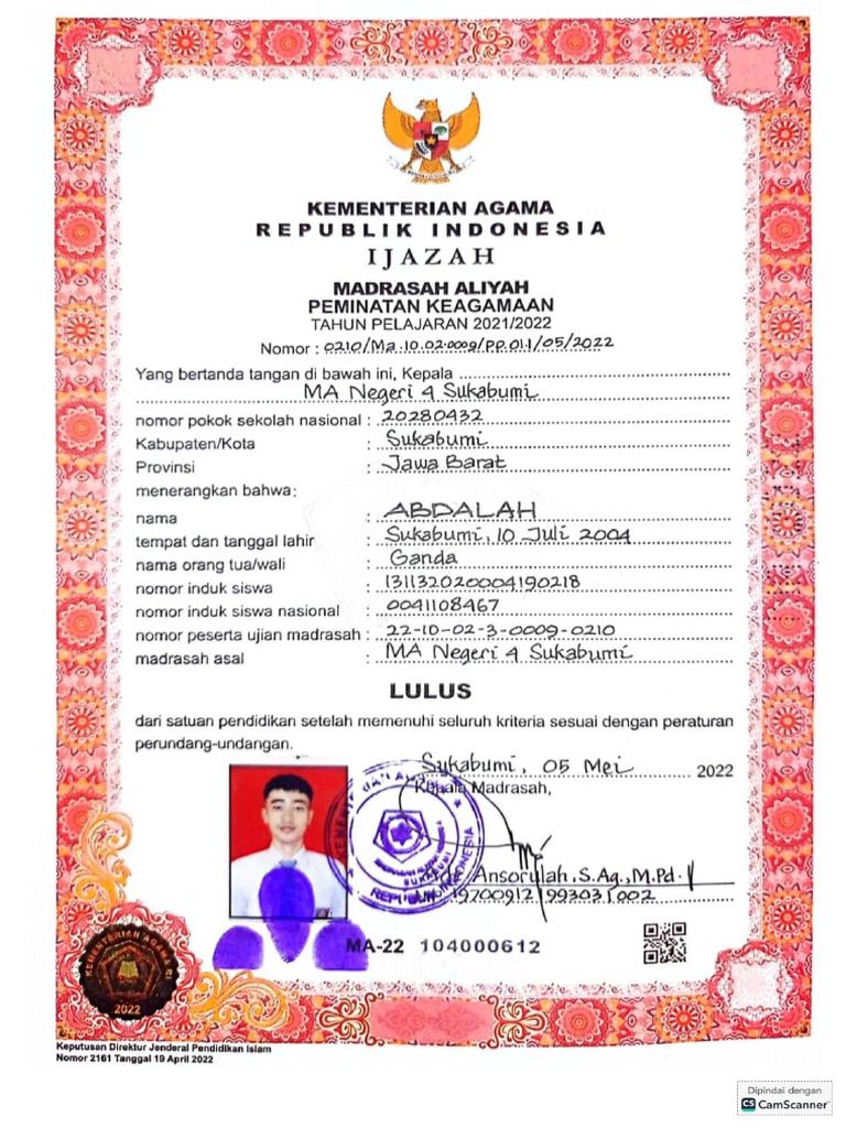 Ijazah 2 | PDF