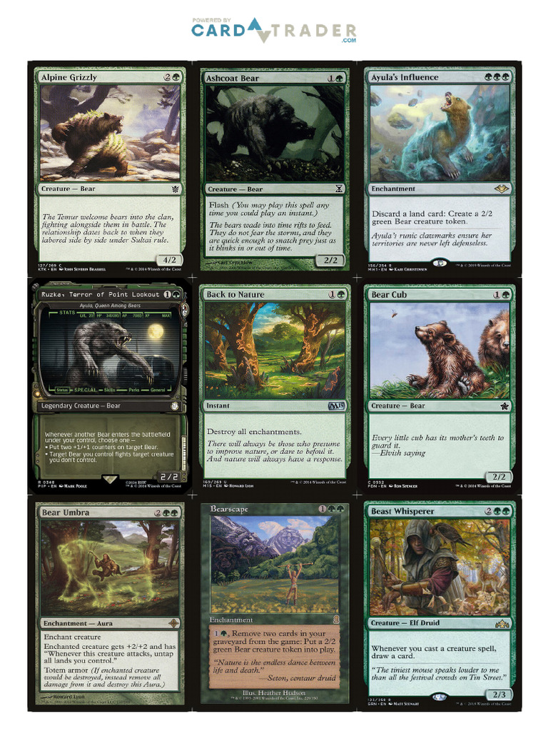 Bear Tribal Deck | PDF