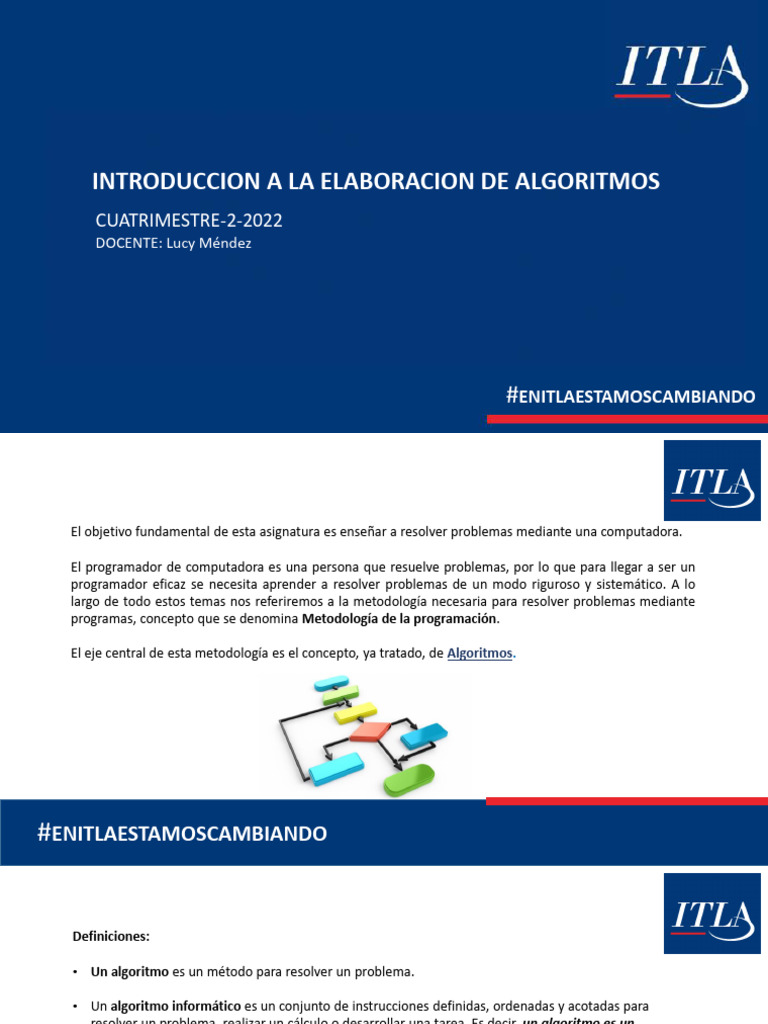 Tema 1 - Algoritmos Fundamentales | PDF | Algoritmos | Programación de computadoras