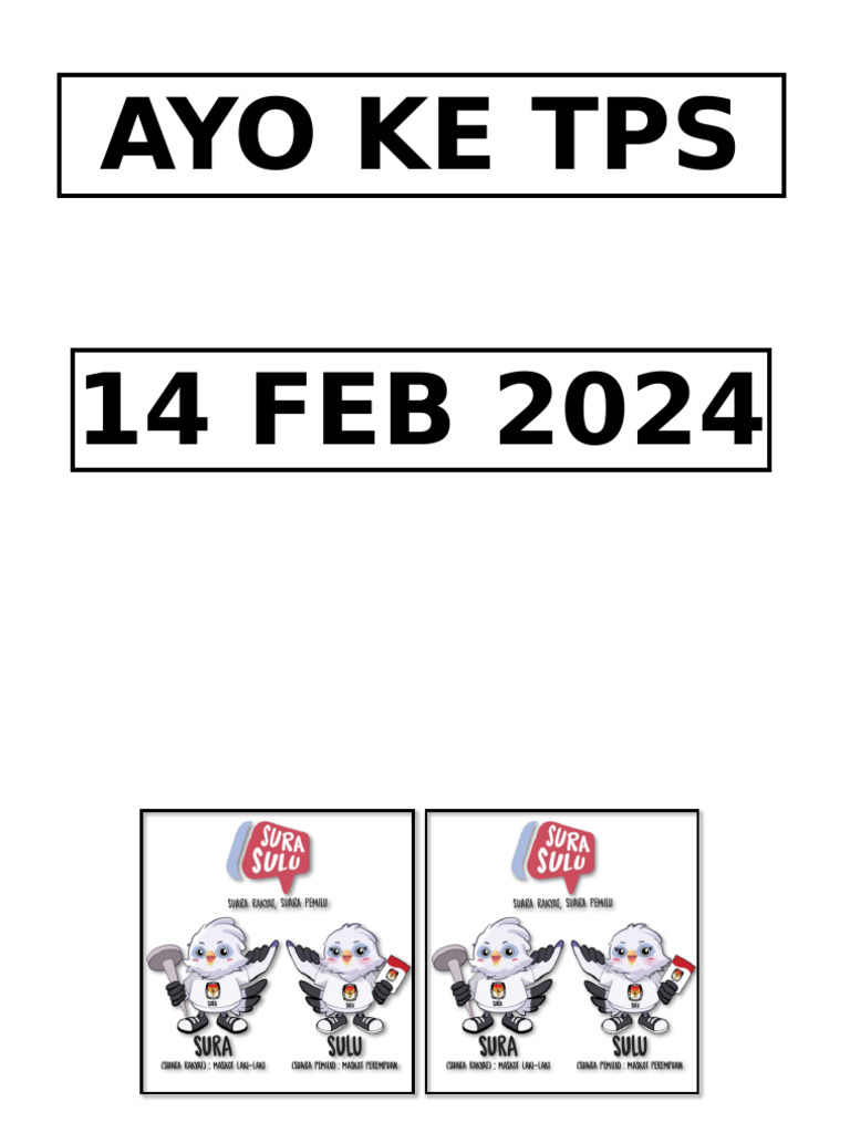 AYO KE TPS Baru | PDF