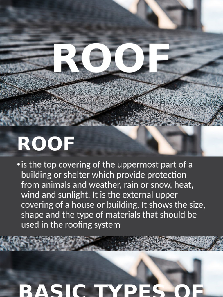 ROOF | PDF | Roof | Building Engineering