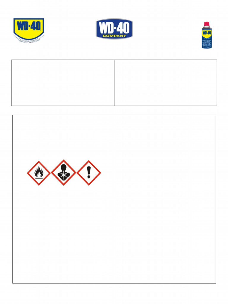 MSDS WD-40 Terbaru 2024 | PDF