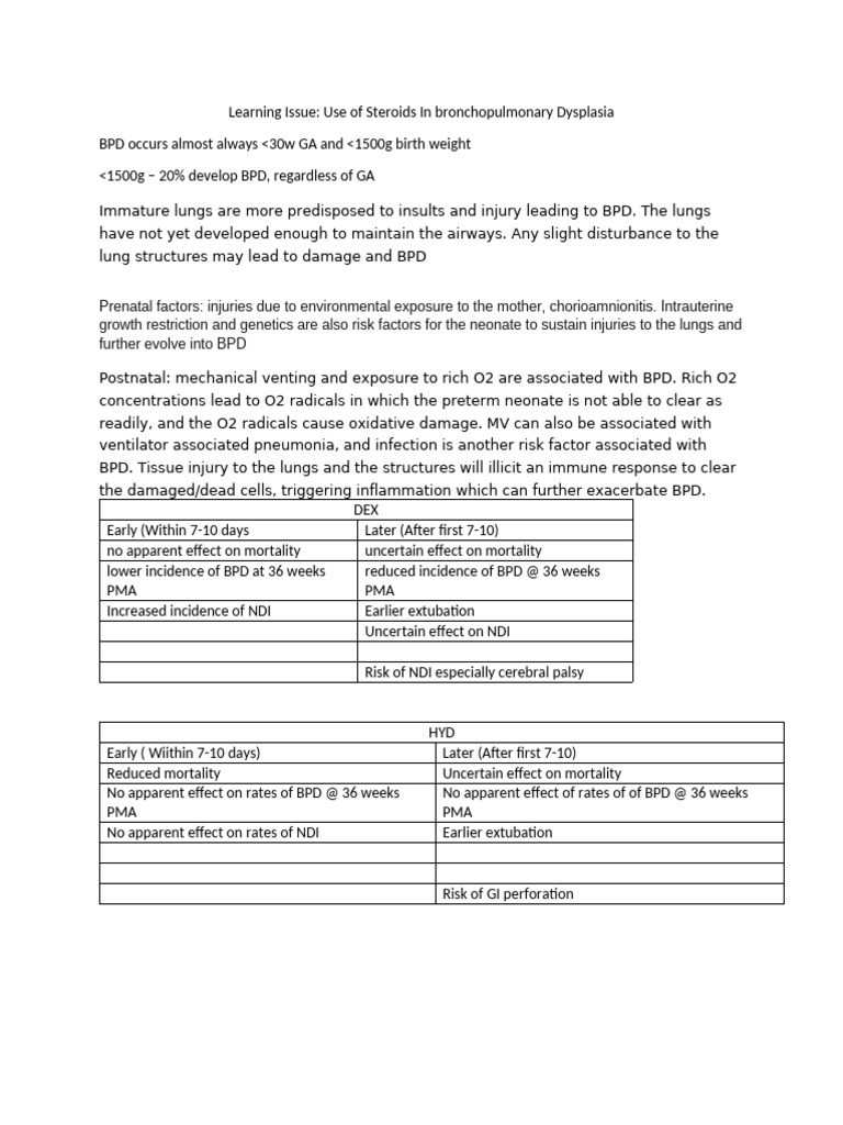 Learning Issue BPD | PDF