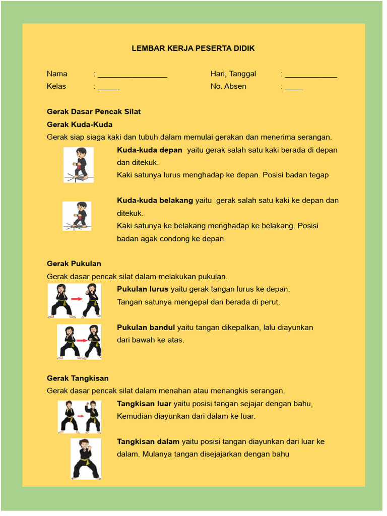 PLBJ - Pencak Silat | PDF