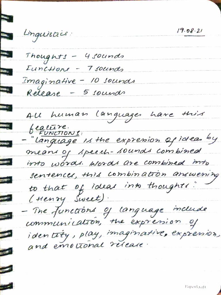 Language Functions and Families Explained | PDF | Syntax | Grammar