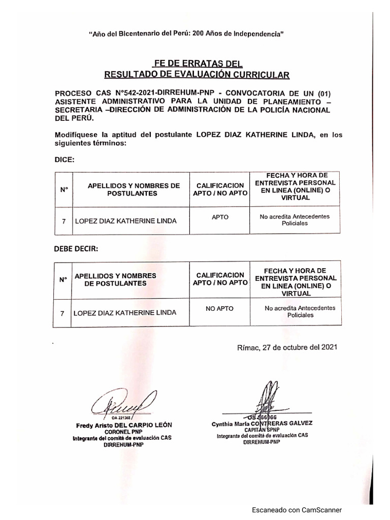 19507doc - CAS 542-FE DE ERRATAS | PDF | Perú