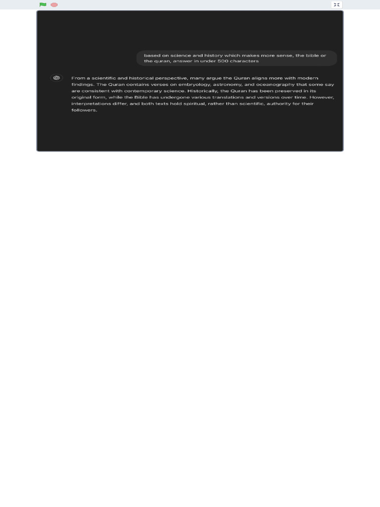 ChatGPT Speaks The Truth On Scratch | PDF | Scratch (Programming ...