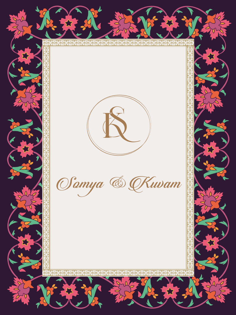 Somya & Kuvam Reception Invite | PDF