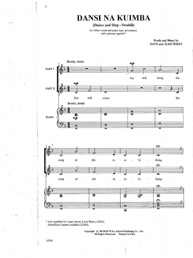 Dansi Na Kuimba | PDF