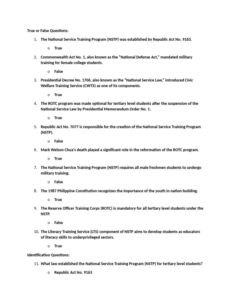 QUIZ 1 ANSWER KEY | PDF | Government | Philippines