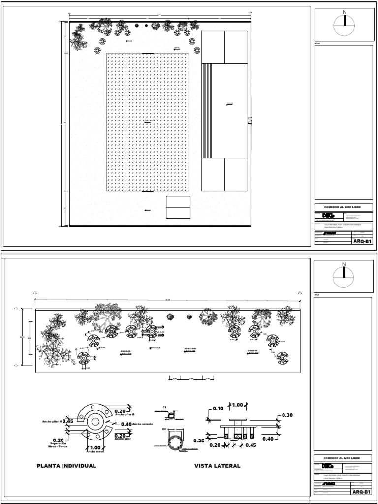 Plano Comedor Exterior Puebla | PDF