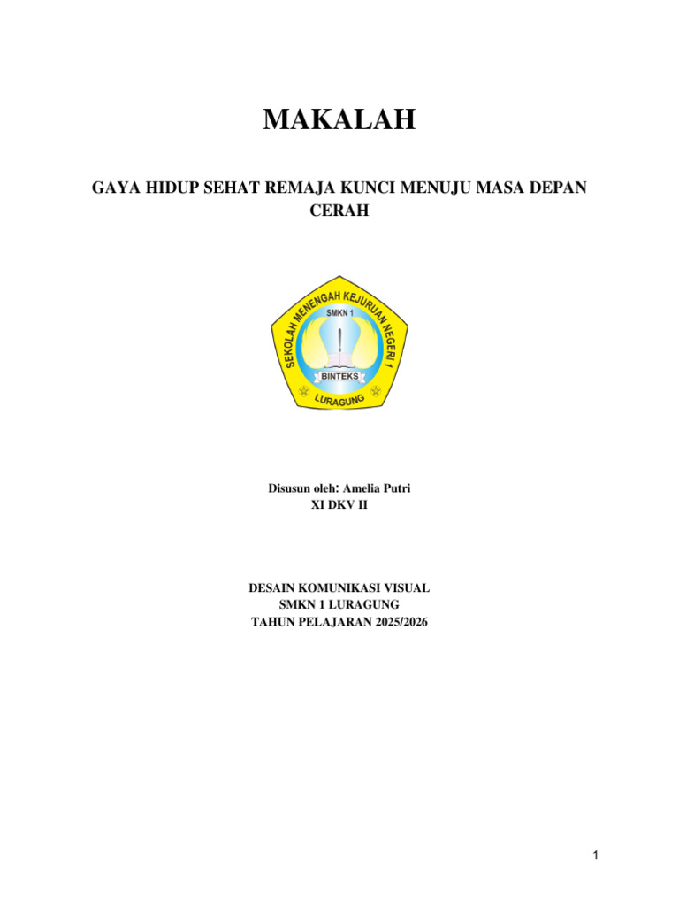 Gaya Sehat Hidup Remaja | PDF