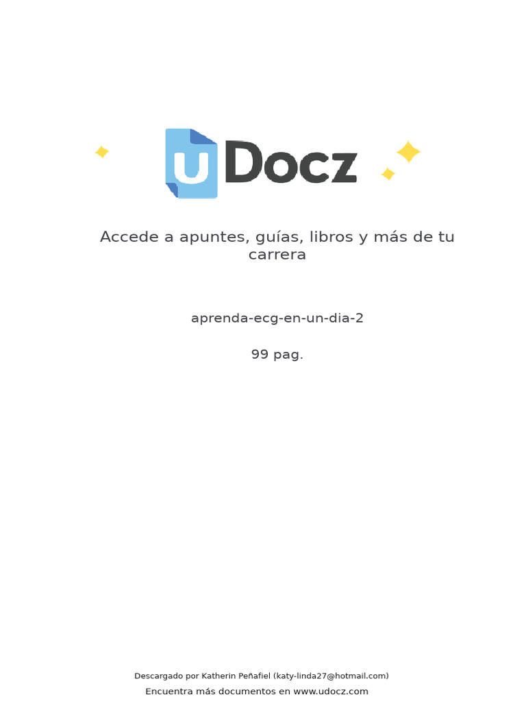 aprenda-ecg-en-un-dia | PDF | Cardiología | Medicina Interna