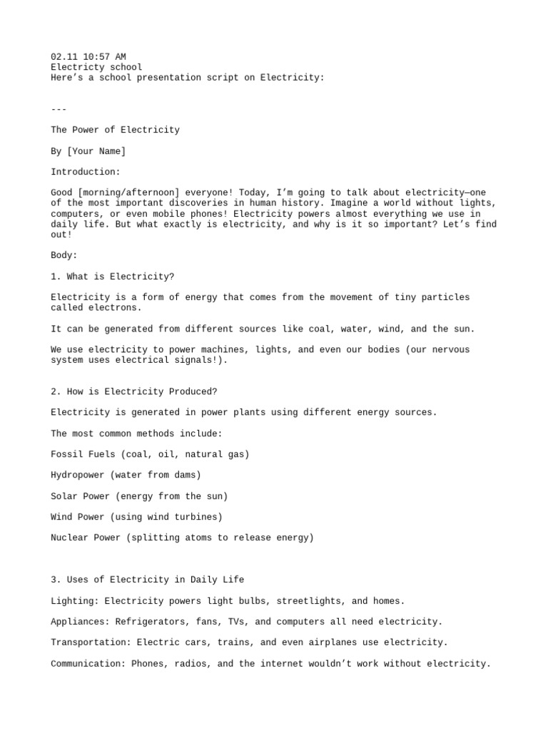 Understanding Electricity Basics | PDF