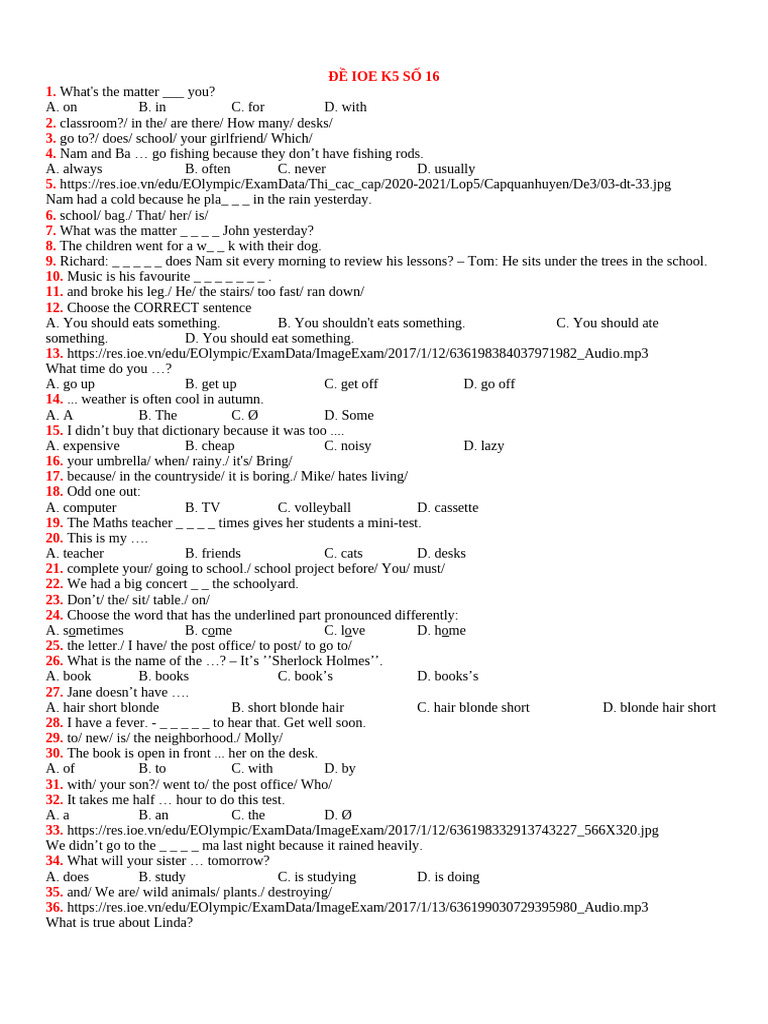 IOE K5 Exam Questions and Answers | PDF