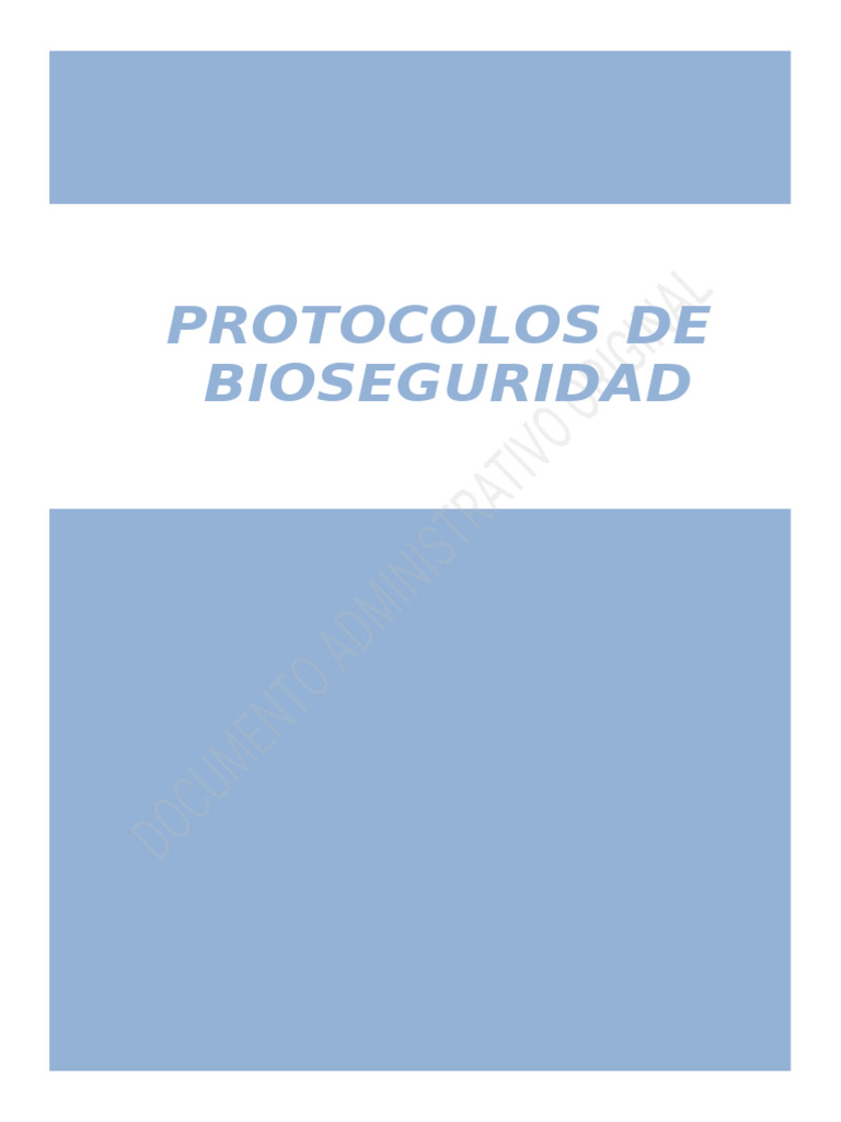 Protocolos de Bioseguridad 2025 | PDF | Lavado de manos | Higiene