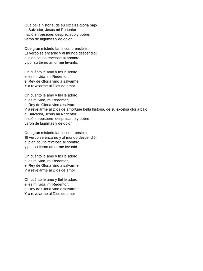 Que Bella Historia | PDF