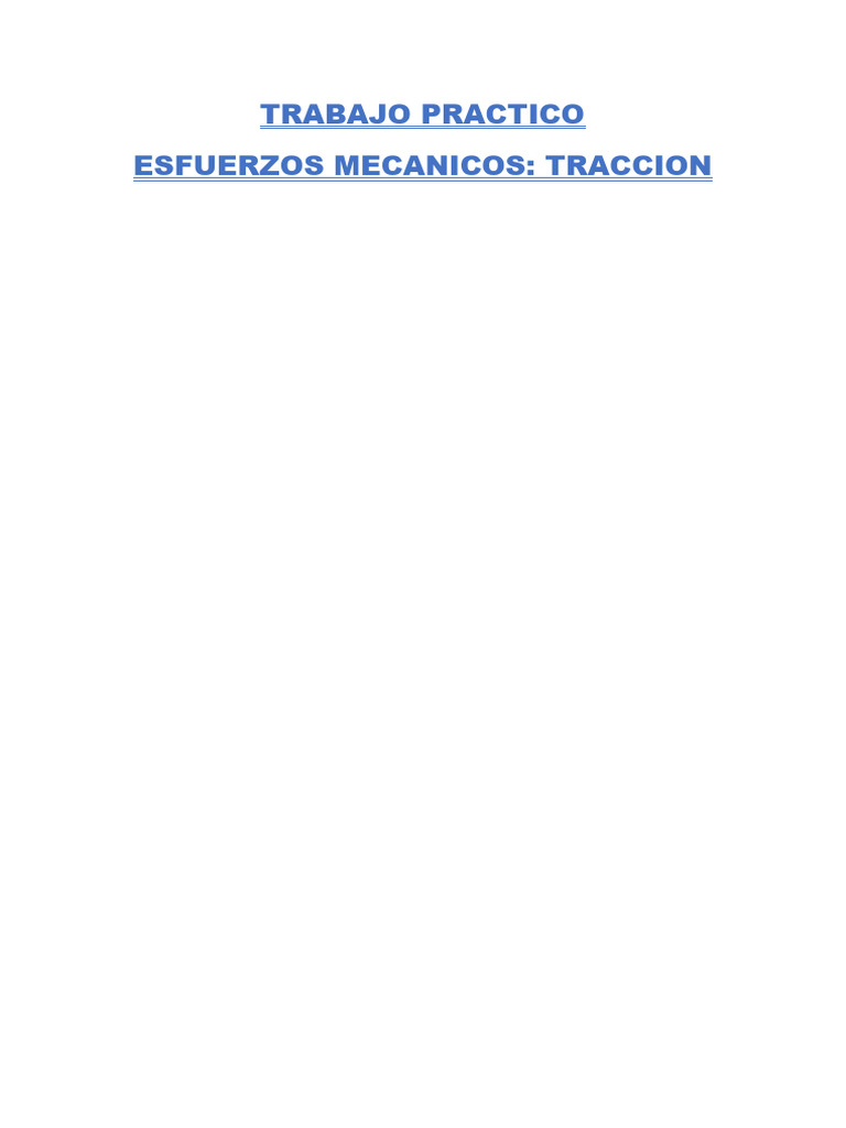 TP Traccion | PDF