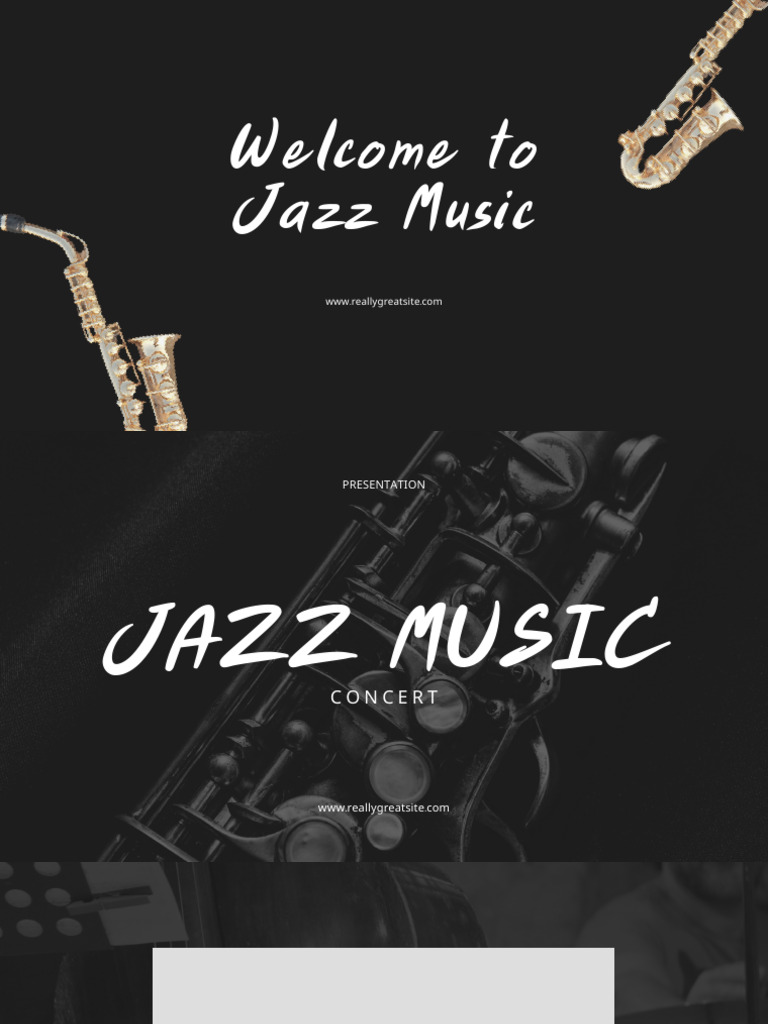 Welcome To Jazz Music: WWW Reallygreatsite Com | PDF | Multimedia ...