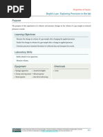 Exploring Pressure-Volume in Syringes | PDF | Gases | Pressure
