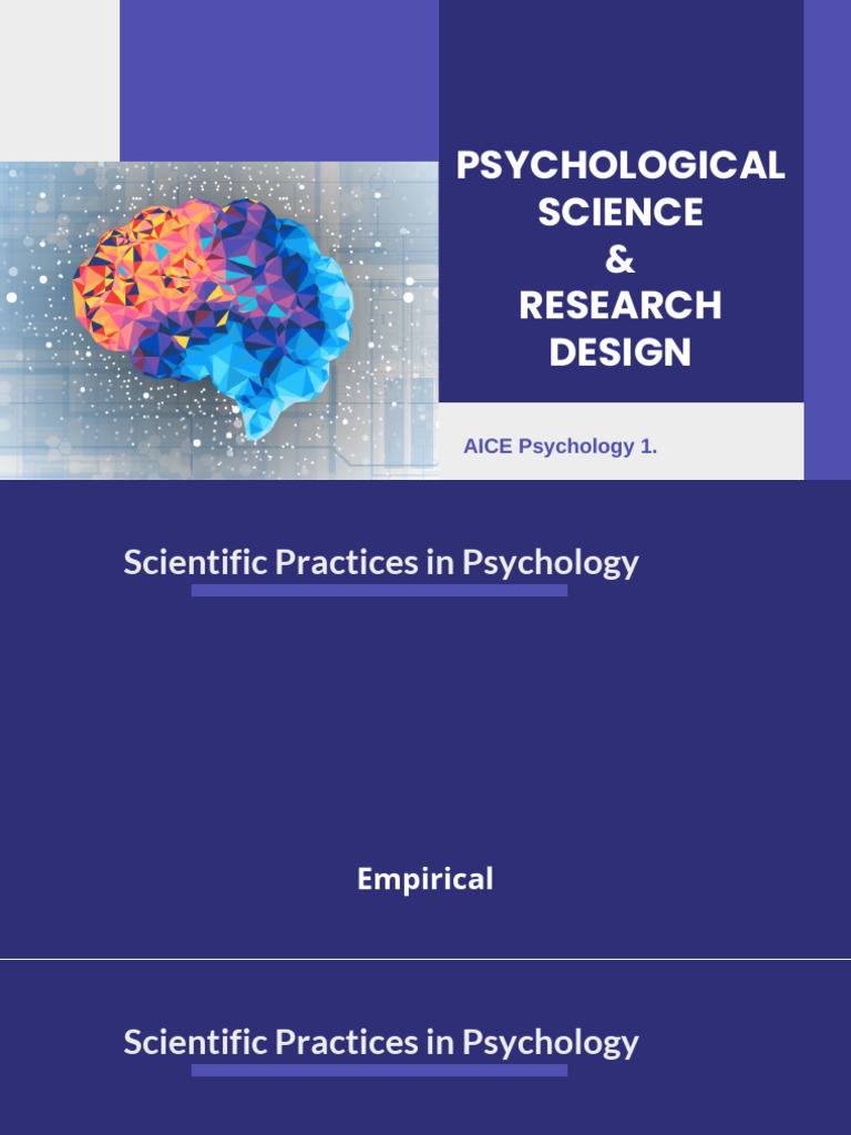 Psychology Research Methods Explained | PDF