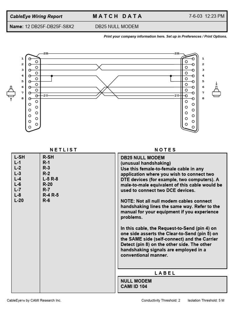 Modem Nulo DB25 With Unusual Handshaking II | PDF | Manufactured Goods ...
