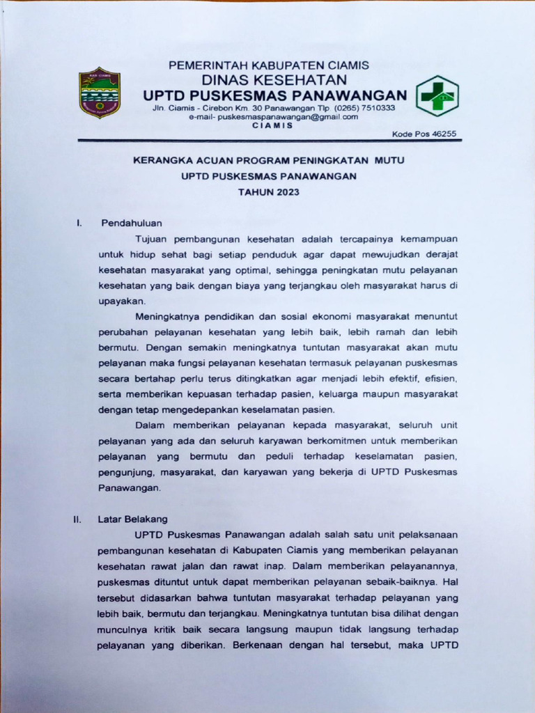 KAK Prog - Mutu | PDF