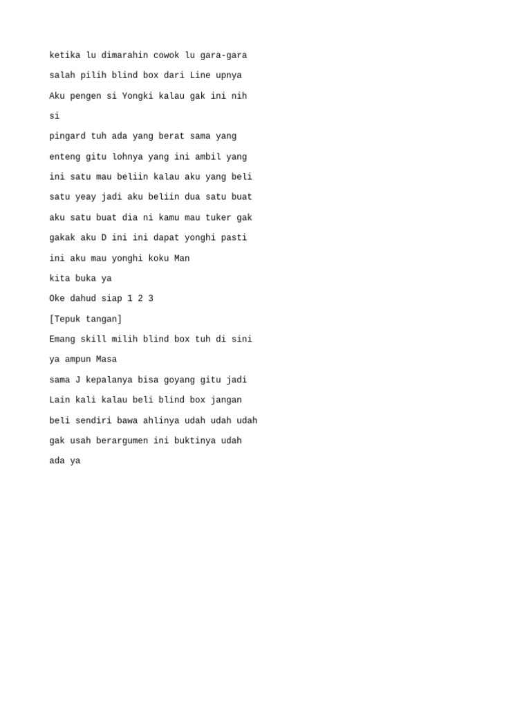 (Indonesian (Auto-Generated) ) Mau Ikut Hype Squid Game Malah Kena Omel ? Dah Lah #Unboxing # ...