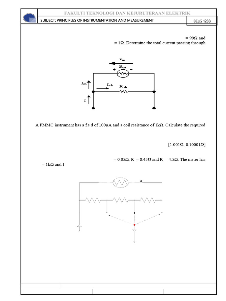 TUTORIAL 2 BMKK | PDF | Electrical Engineering | Equipment