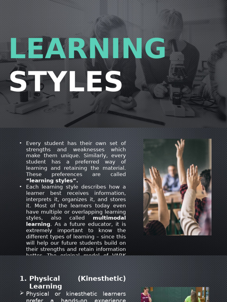 Learning Styles | PDF | Parenting | Learning