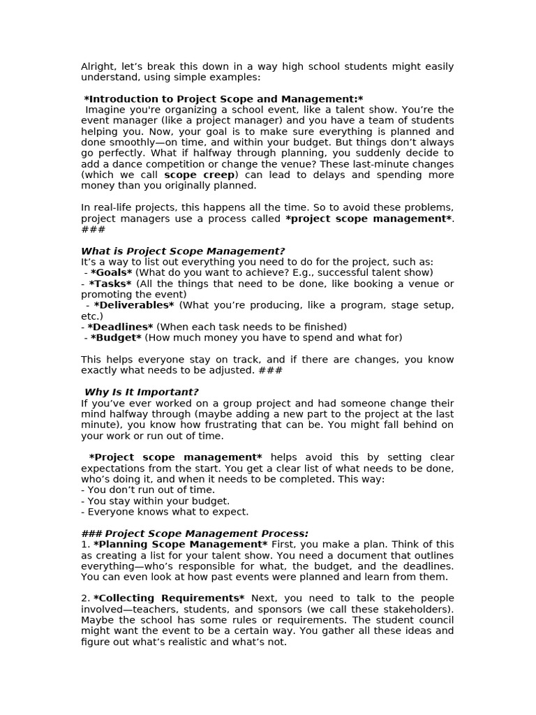 Project Management Report | PDF