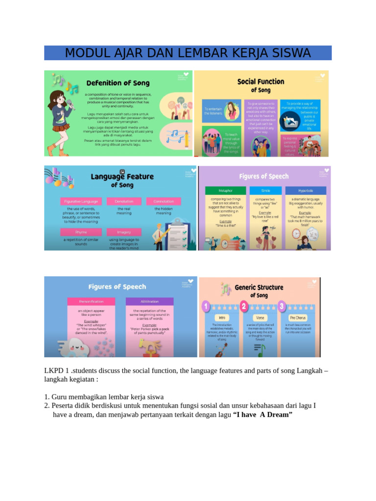 MODUL AJAR DAN LEMBAR KERJA SISWA | PDF