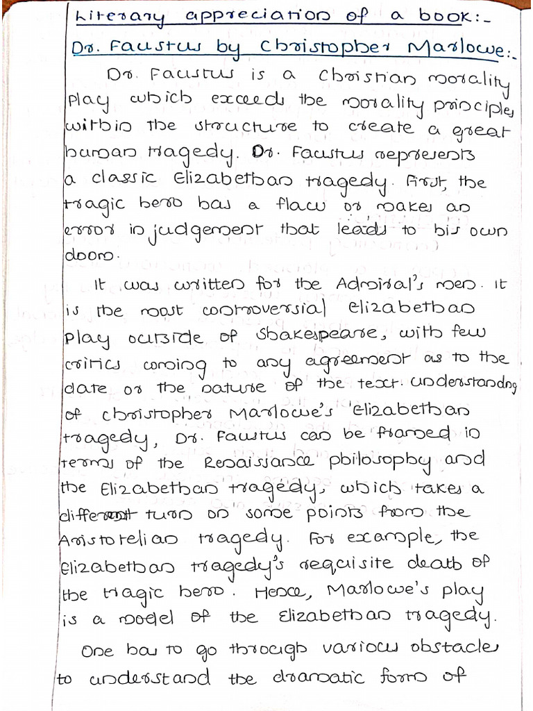 English Literary Appreciation | PDF