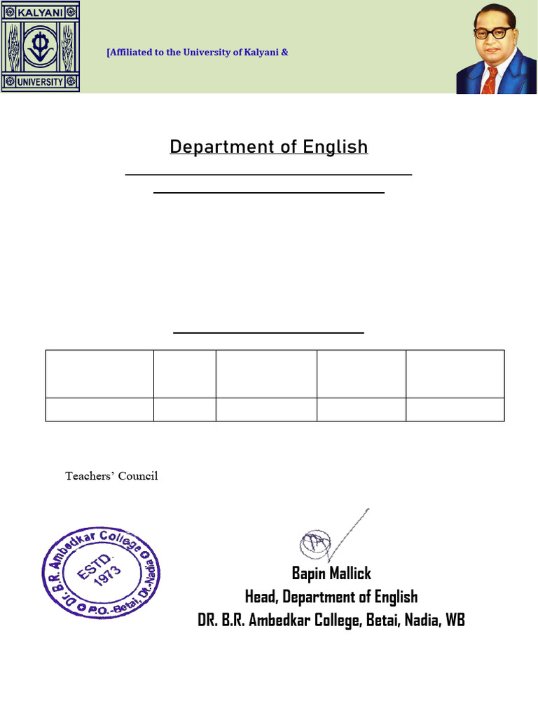 Semester IV English Exam Schedule | PDF