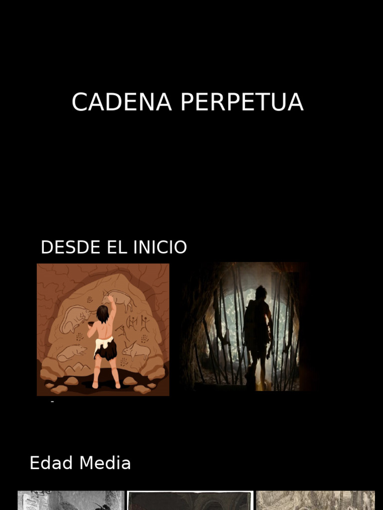 Cadena Perpetua | PDF