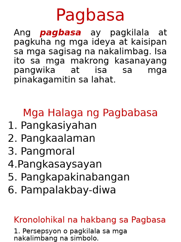 Pagbasa 2 | PDF