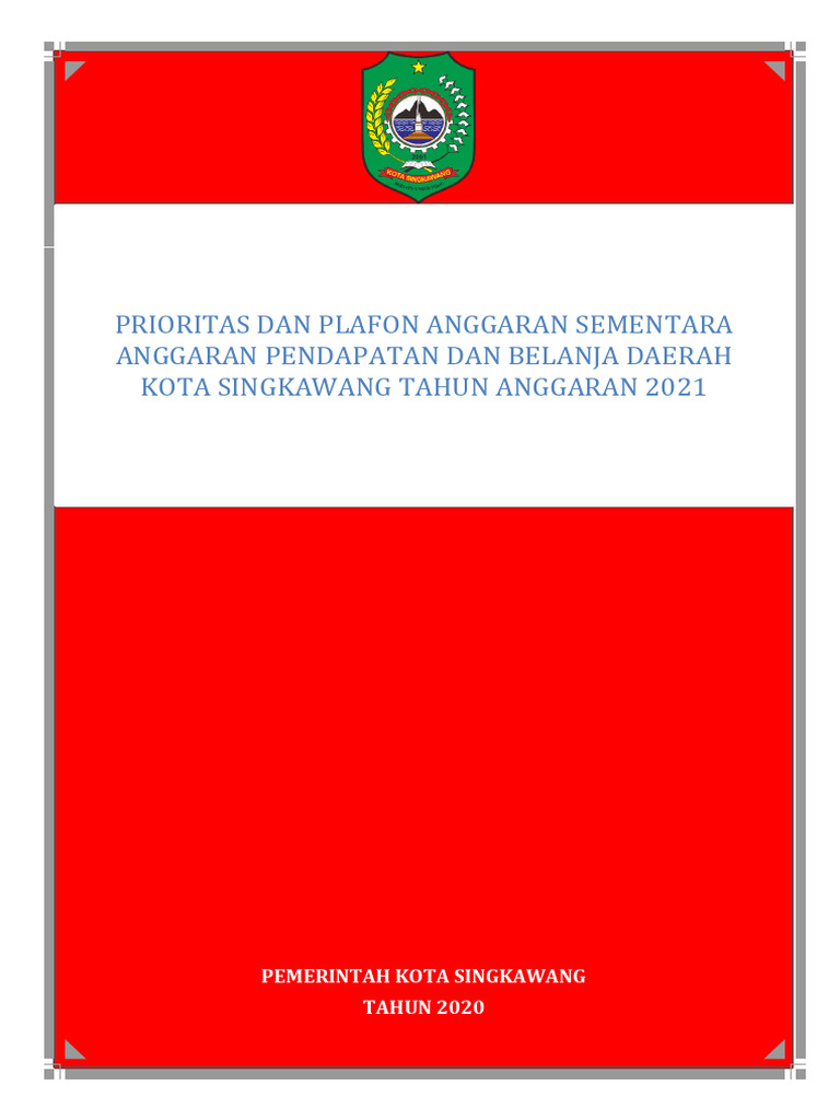 Ppas Kota Singkawang Tahun 2021 | PDF