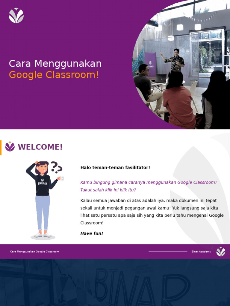 Cara Menggunakan Google Classroom! | PDF