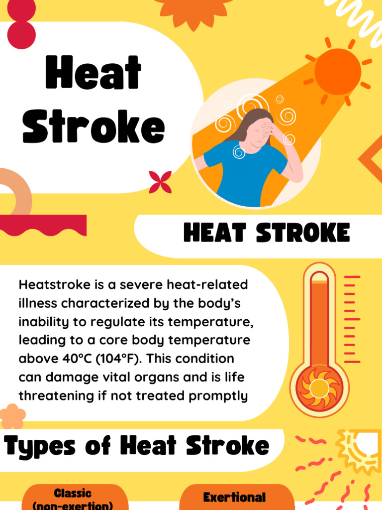 HEAT-STROKE | PDF | Dehydration | Diseases And Disorders