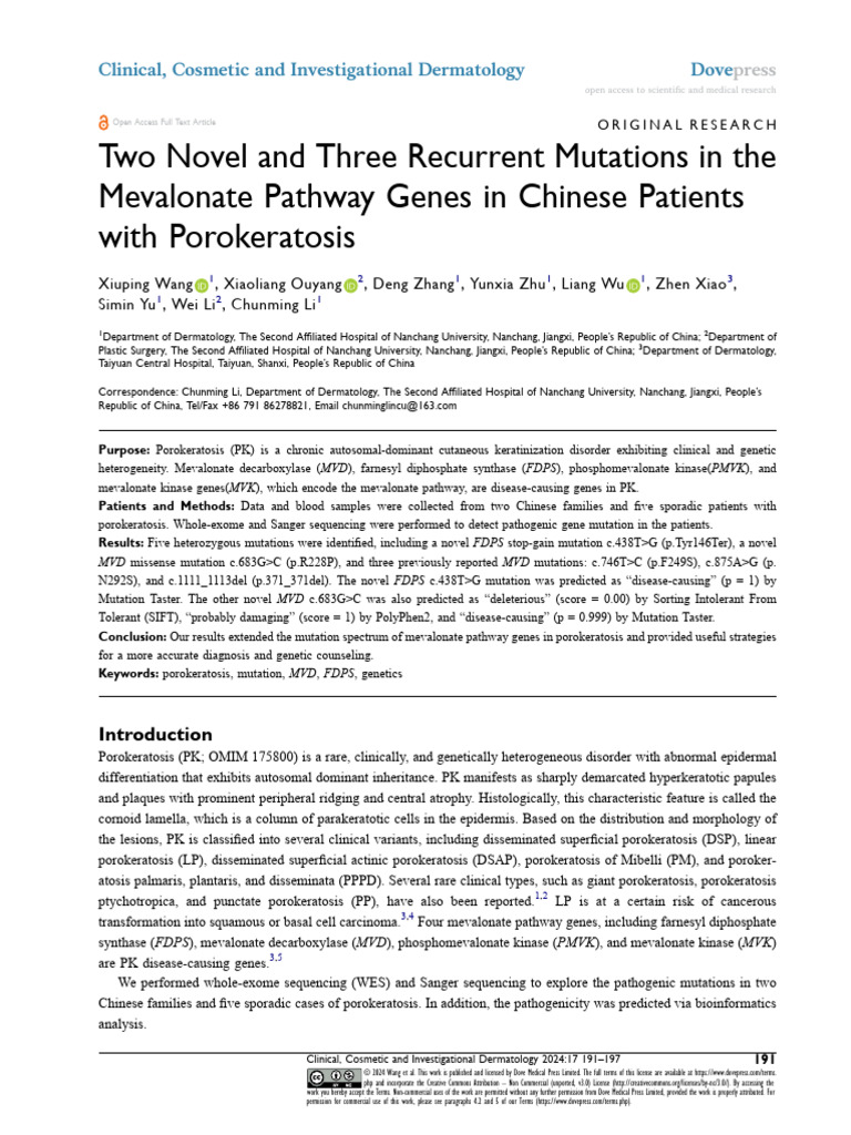Two Novel and Three Recurrent Mutations in The Mev | PDF | Mutation | Dna Sequencing