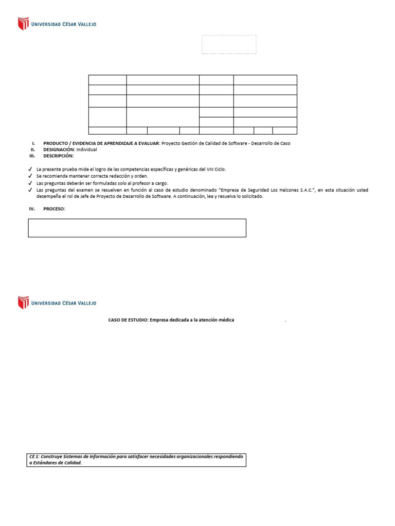 Prueba Final PNL III 2024-2 | PDF | Bases de datos | Software