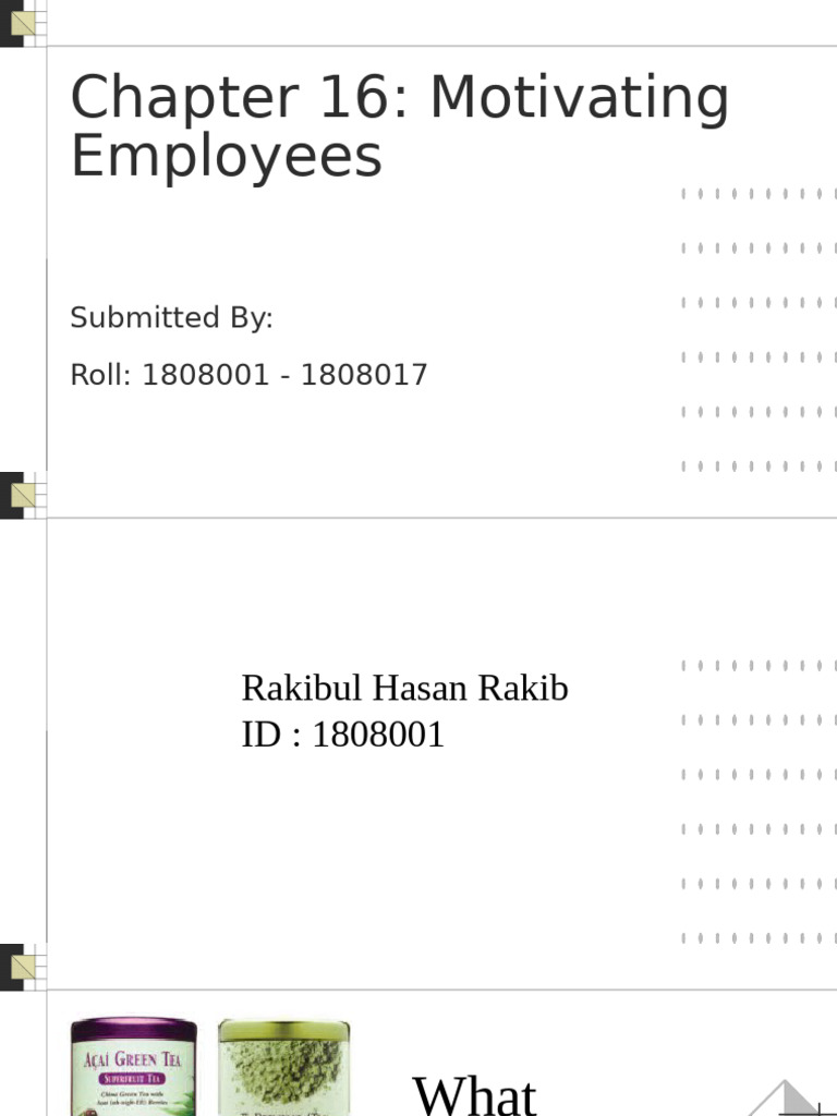 IBM Presentation - 1808001 1808017 | PDF | Motivational | Motivation