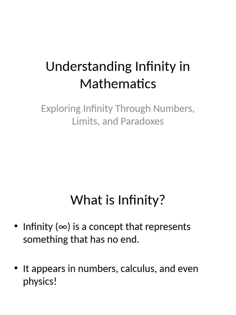 Infinity_Presentation_Updated | PDF