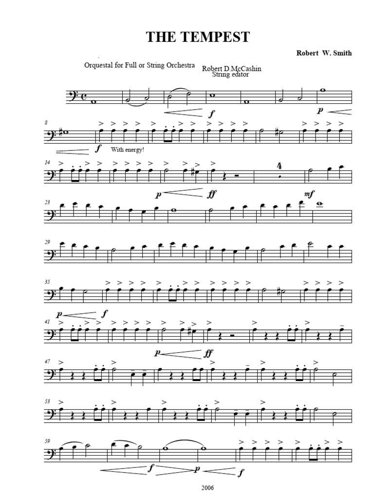 The Tempest - Trombone 1 | PDF