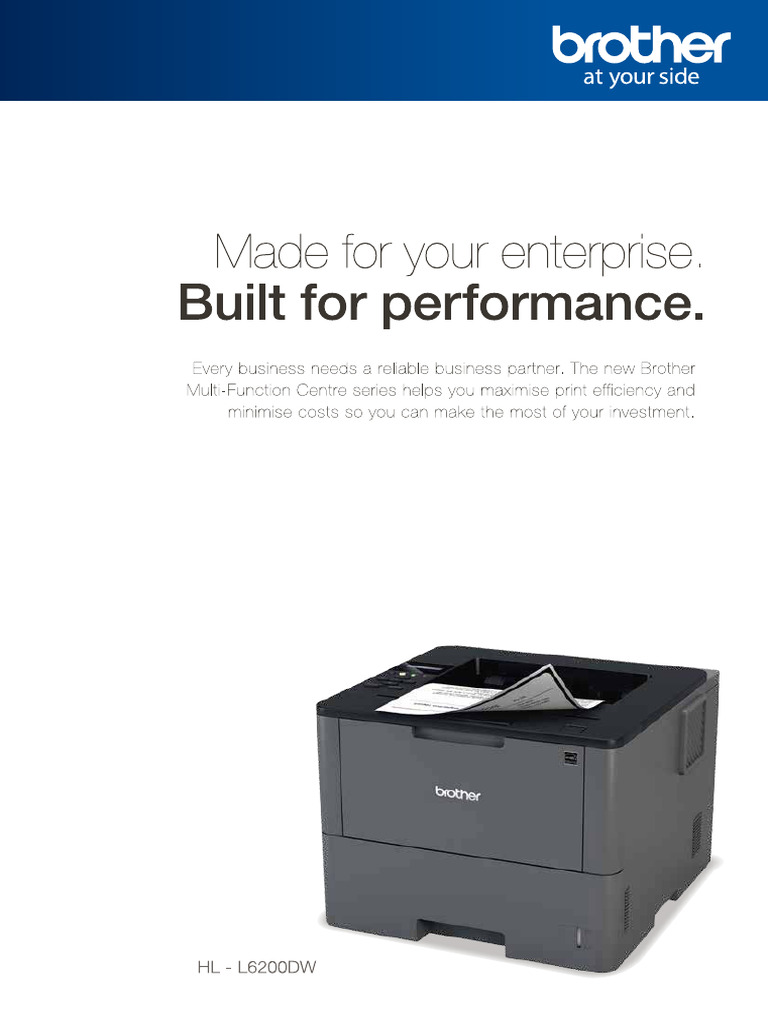 Brother DL Series Brochure - New Revisi | PDF | Windows Server 2003 ...