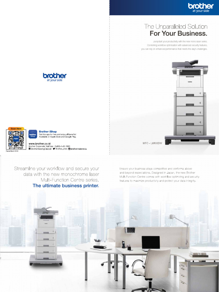 Brother DLH Series Brochure | PDF | Image Scanner | Fax
