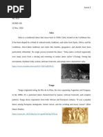 A Linha Curva Factfile | PDF | Dances | Choreography