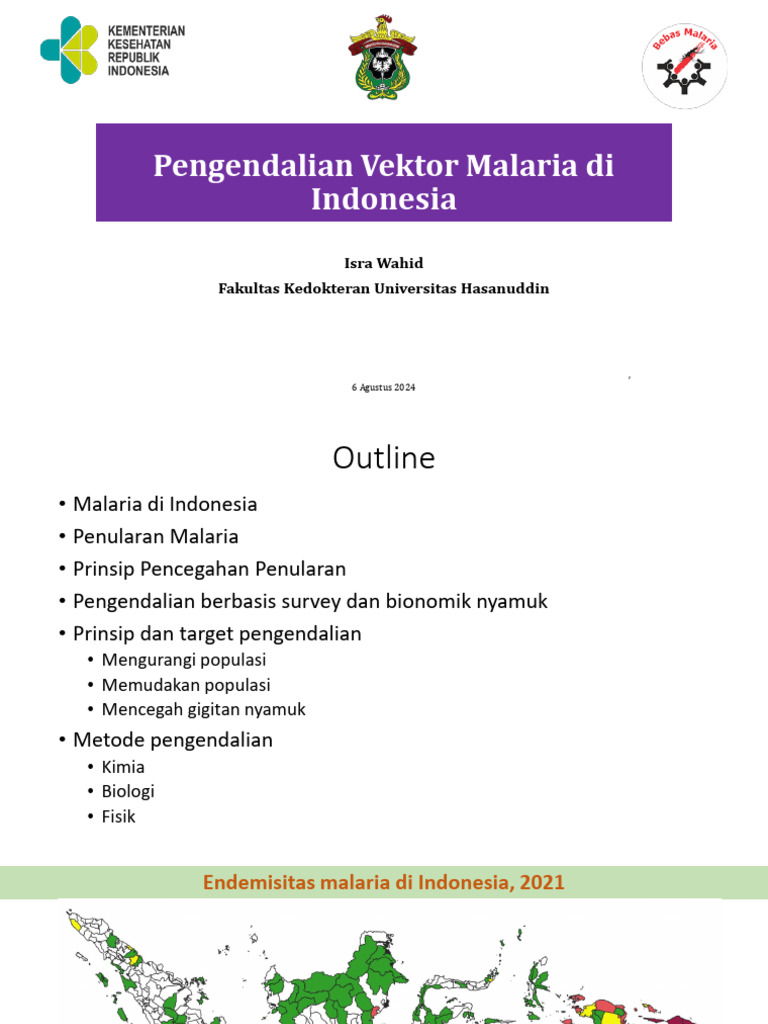 Pengendalian Vektor Malaria di Indonesia | PDF