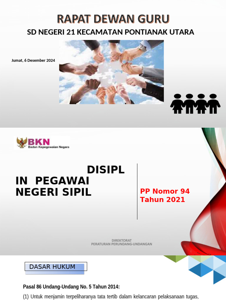 Paparan PP 94 2021 Tentang Disiplin | PDF
